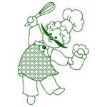 Italian chef-machine embroidery designs - Free embroidery designs