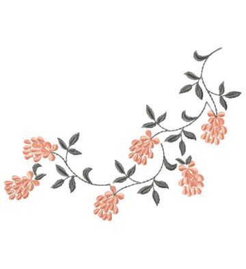 Embroidery design-flower branch - Free embroidery designs