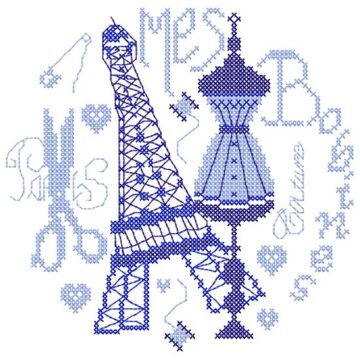 Paris-embroidery design - Free embroidery designs